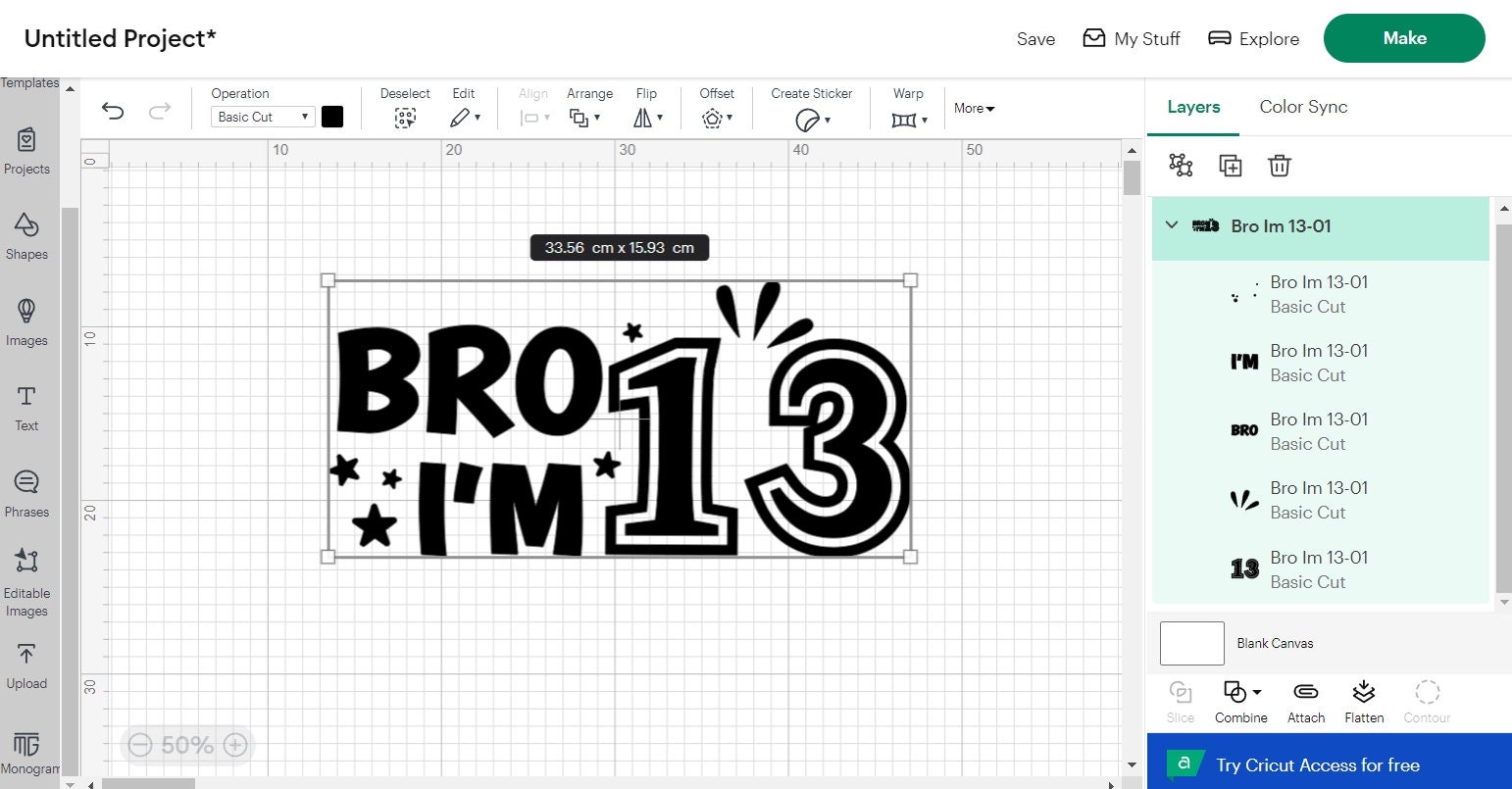 Bro I'm 13 Svg, 13 Years Old SVG, Birthday Boy Svg, Boys 13rd Birthday ...