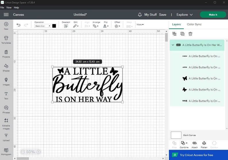 Butterfly Baby Shower SVG: Girl Bedroom Decor,little Butterfly,cricut ...
