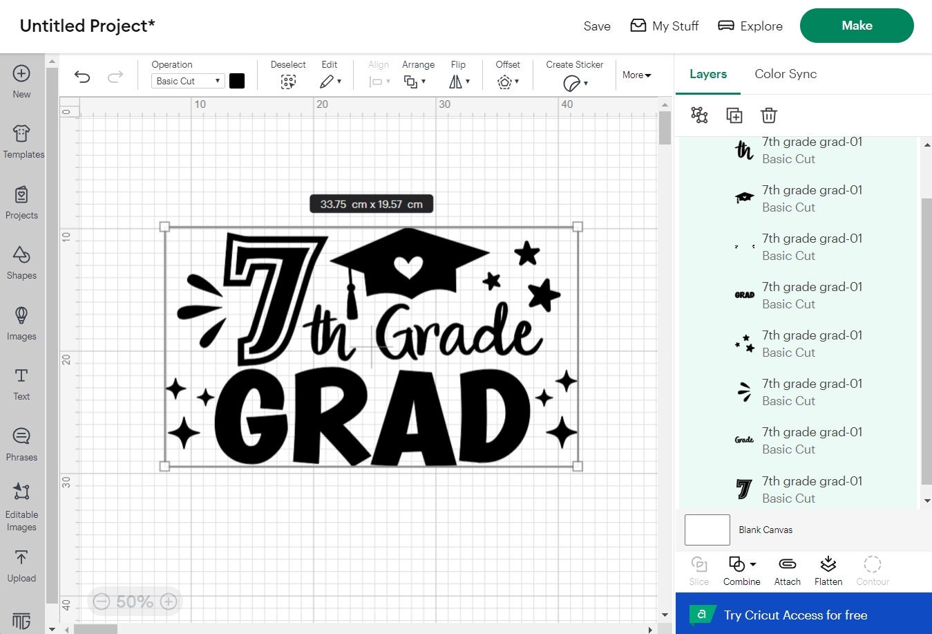 7th Grade Graduation SVG: Last Day of School ,cricut Cut Files, Digital ...