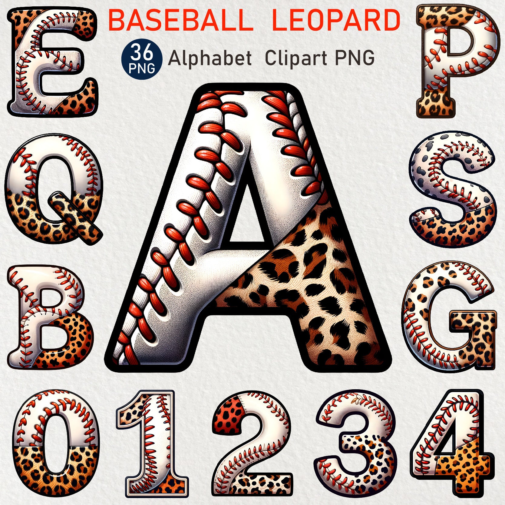 Baseball Alphabet Letters Clipart PNG Sublimation,baseball Letters ...