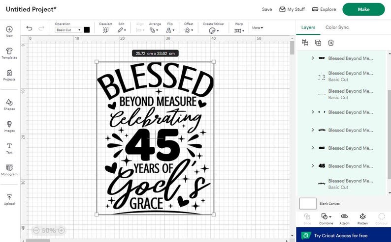45th Birthday SVG: Blessed Beyond Measure,religious Birthday Shirt ...