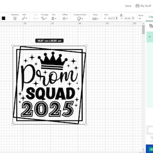 Prom Squad 2025 Svg, Graduation Svg,school Prom Svg, End of School Svg ...