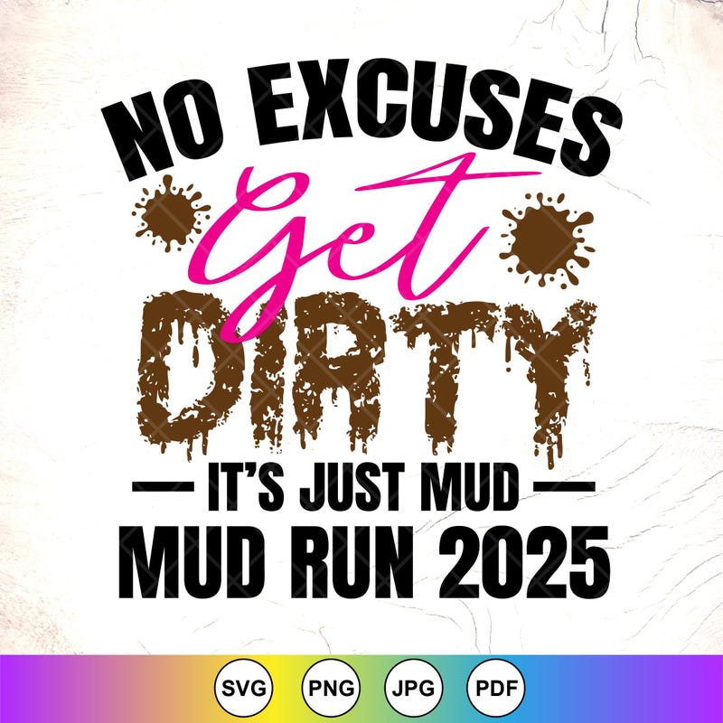 Mud Run Shirts Girls Svg - Etsy