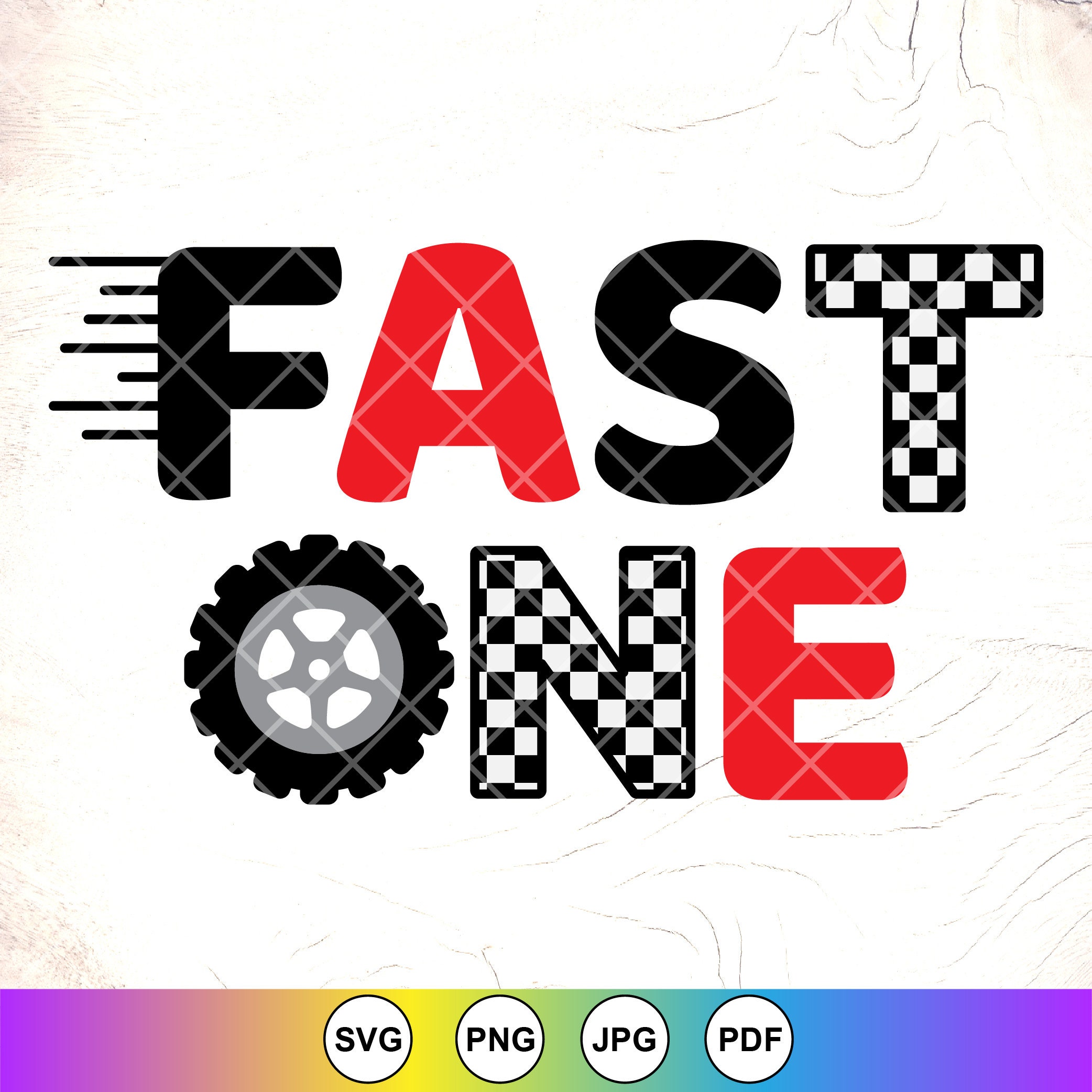 Fast One SVG, Race 1st Birthday Svg, Boys 1st Birthday Svg, Race Car ...