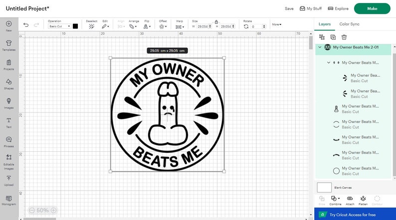 My Owner Beats Me SVG: Funny Sarcastic Car Decal,adult Humor,cricut Cut ...