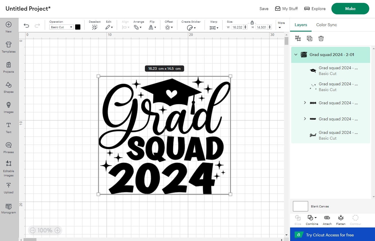 Grad Squad 2024 SVG, Senior 2024 SVG, Class of 2024 SVG, Graduation Svg ...