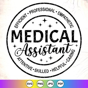 Medical Assistant SVG: MA Life, Nurse Gift,cricut Cut Files, Digital ...