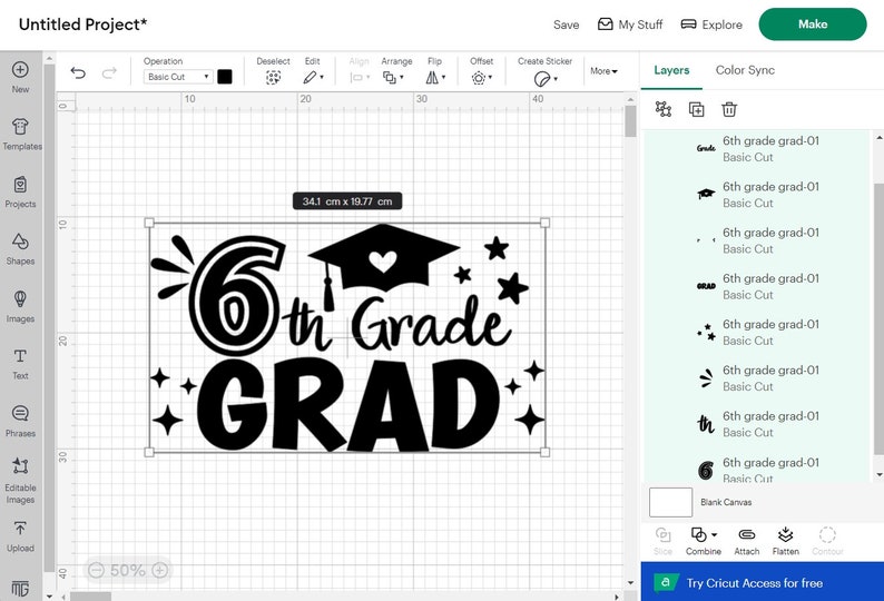 6th Grade Grad Svg,6th Grade Graduation Svg,last Day of School Svg ...