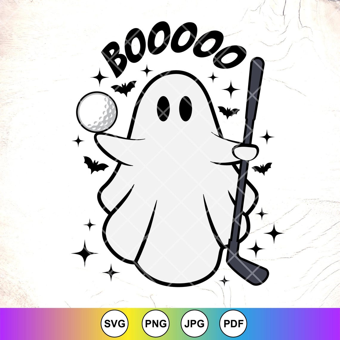 Ghost Golf Halloween SVG, Sport Clipart ,cut File (digital Download) - Etsy