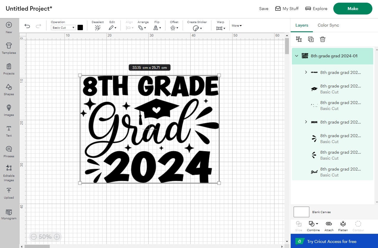 8th Grade Grad 2024 Svg,8th Grade Graduation Svg,last Day of School SVG ...
