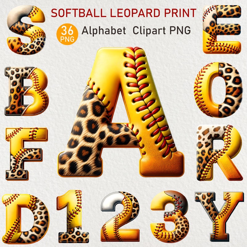 Softball Letters - Etsy