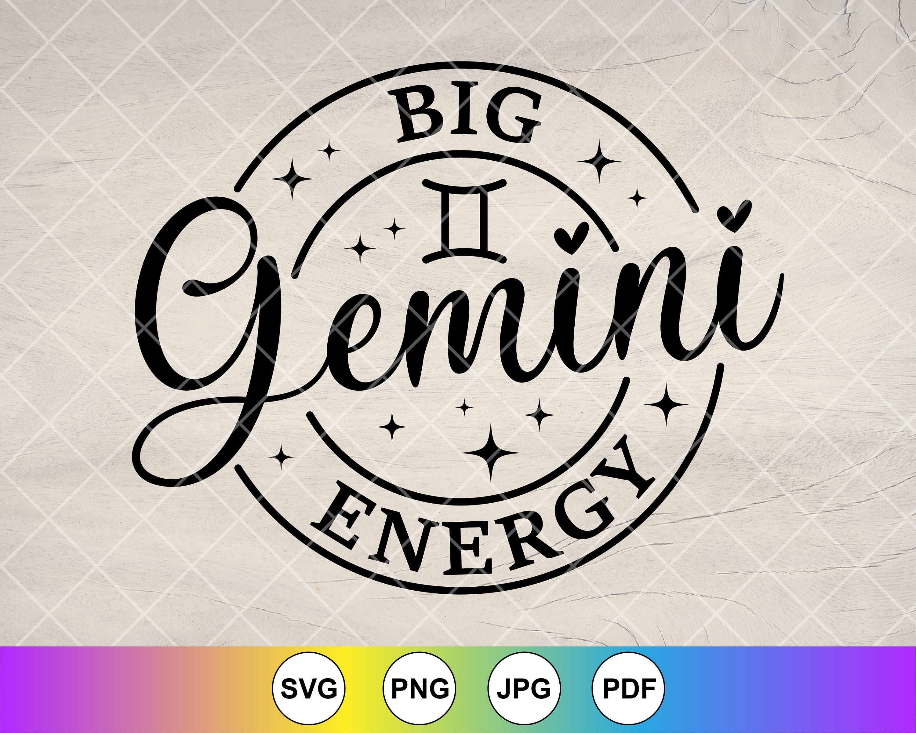 Big Gemini Energy Svg, Zodiac Sign Svg, Astrological Svg, Astrology Svg ...