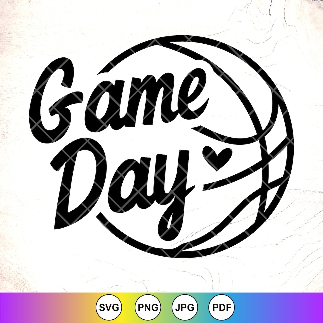 Basketball Mom SVG: Game Day Vibes,love Basketball,cricut Cut Files ...