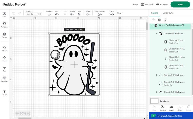 Ghost Golf Halloween SVG, Sport Clipart ,cut File (digital Download) - Etsy