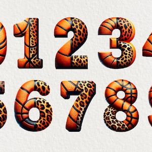 Basketball Alphabet Letters Clipart PNG Sublimation, Basketball Letters ...