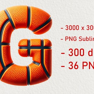 Basketball Alphabet Letters Clipart PNG Sublimation,basketball Letters ...