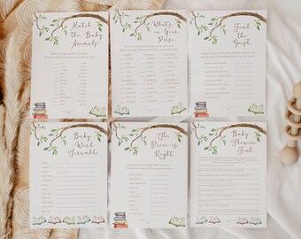 Baby Shower Story Book Game - Etsy