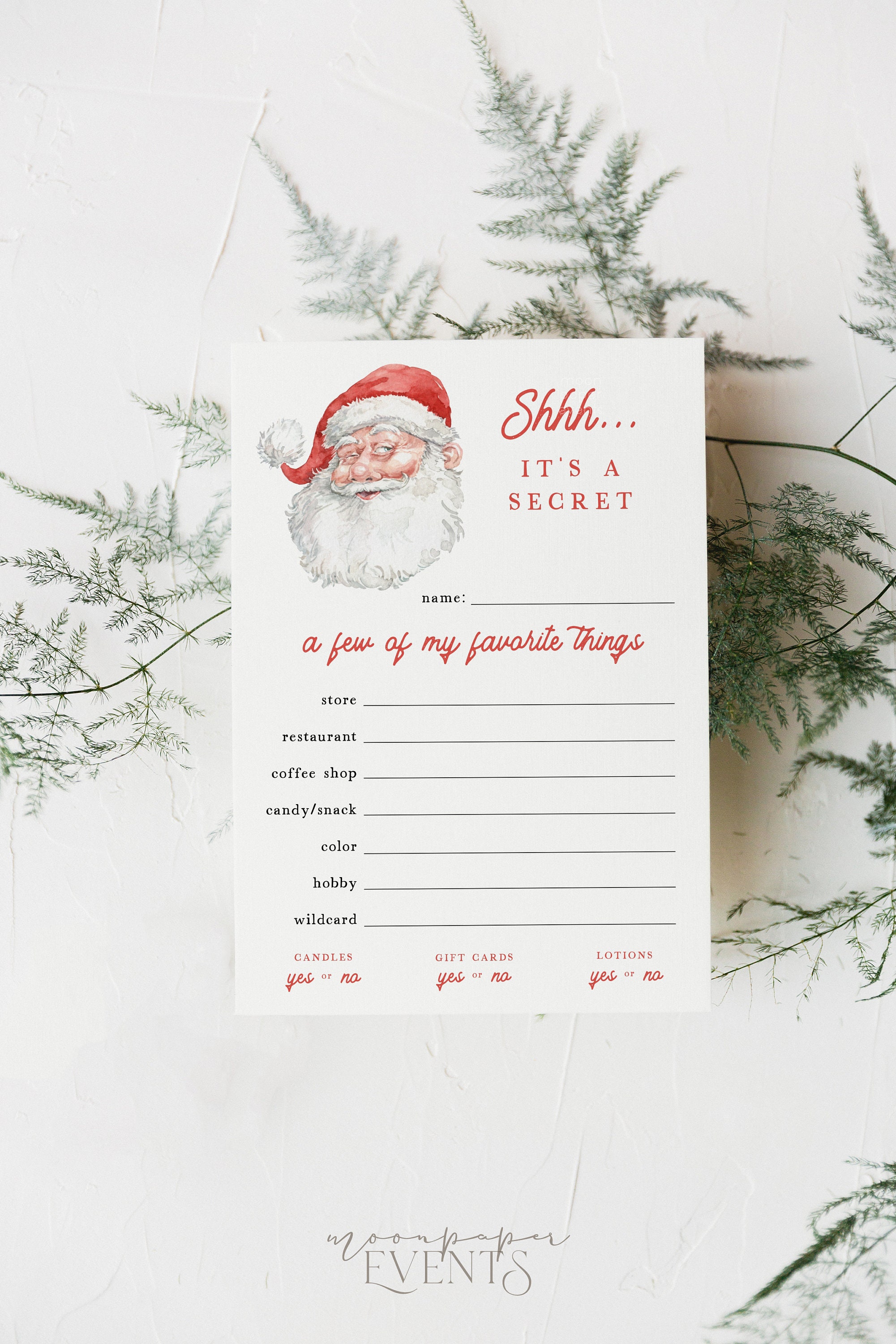 Shhh Its A Secret Santa