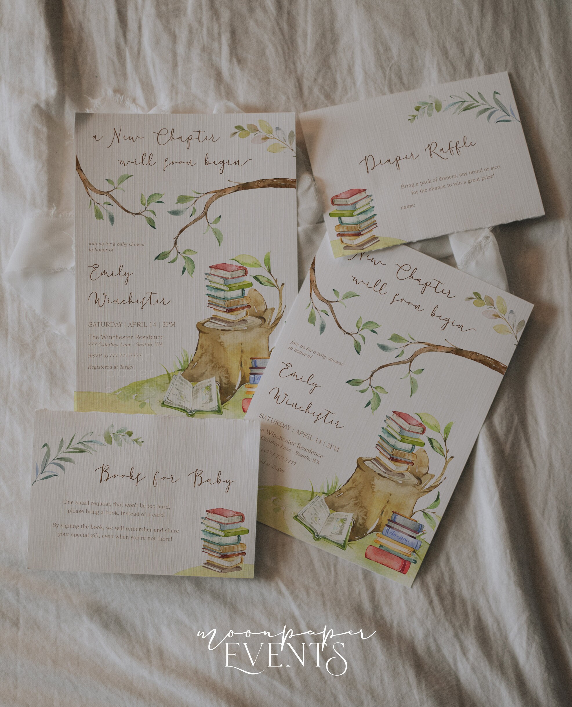 Storybook Baby Shower Invitation Book Themed Baby Shower Diy | Etsy