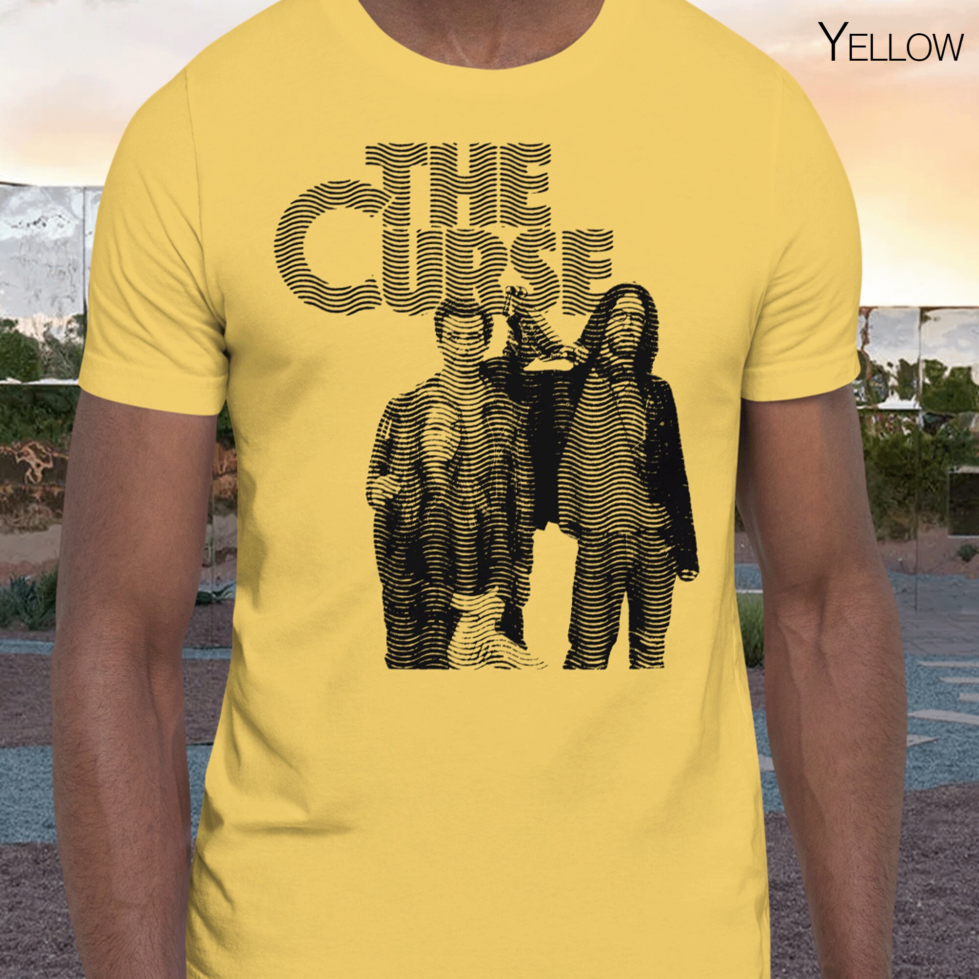 The Curse Shirt Wavy Print black Ink - Etsy