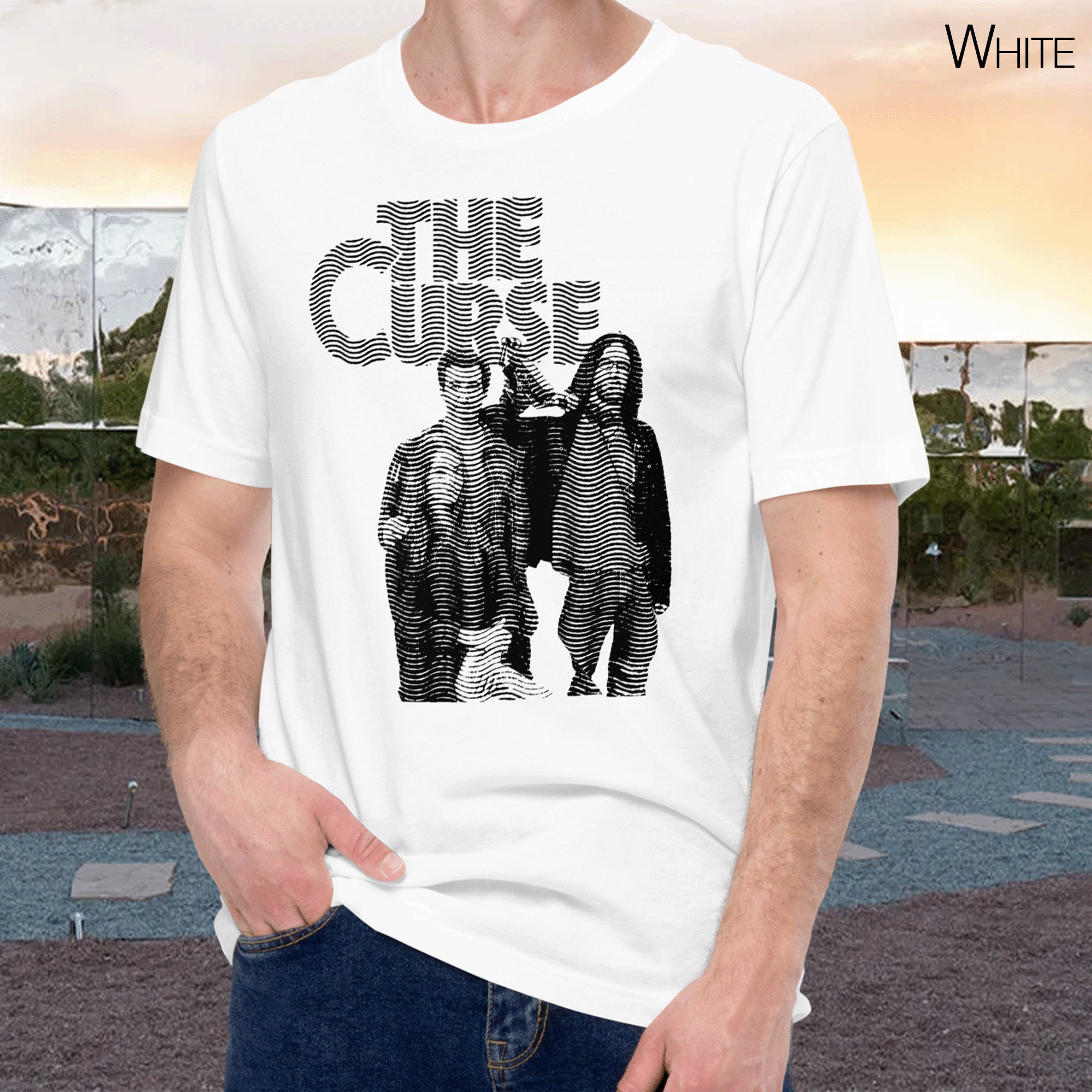 The Curse Shirt Wavy Print black Ink - Etsy