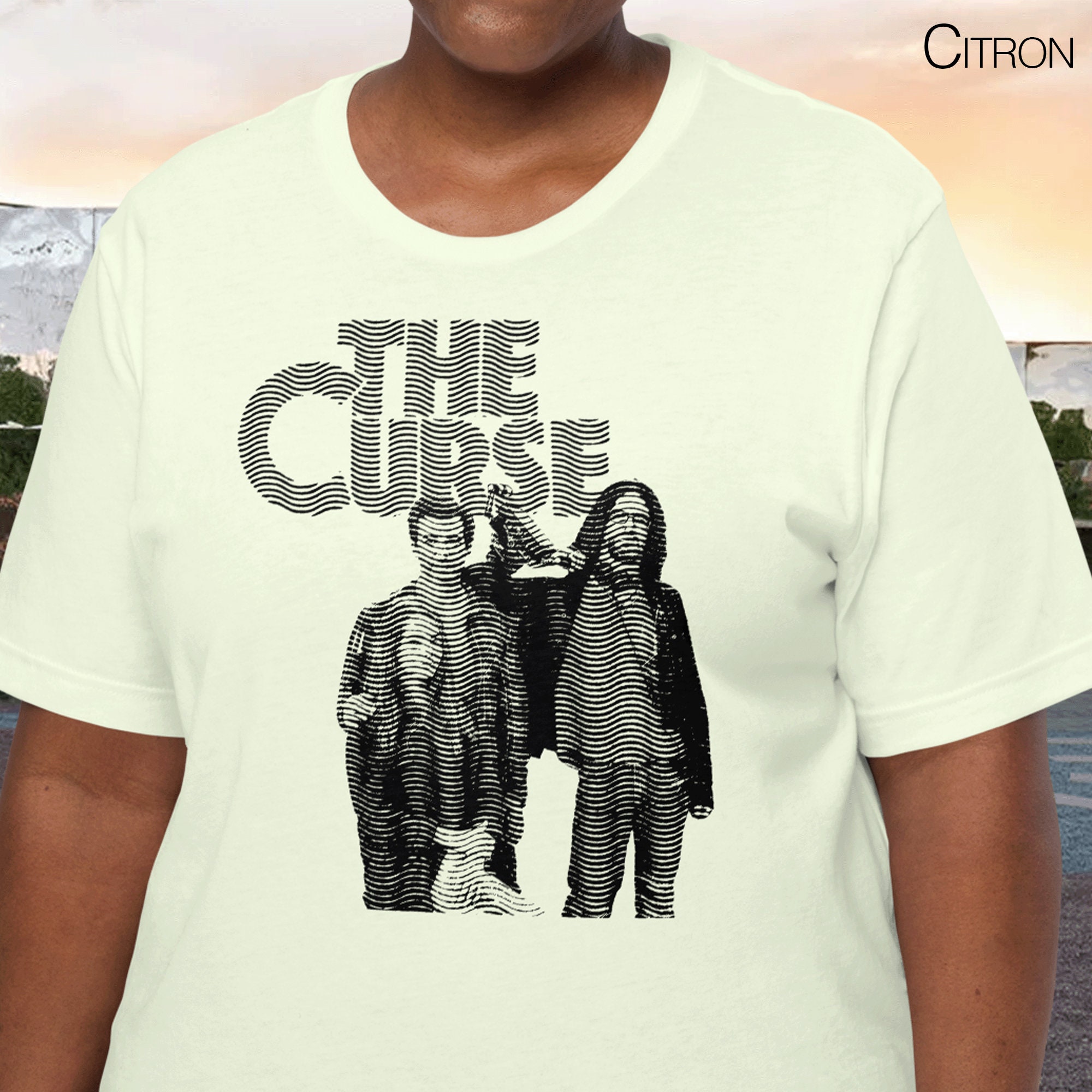 The Curse Shirt Wavy Print black Ink - Etsy