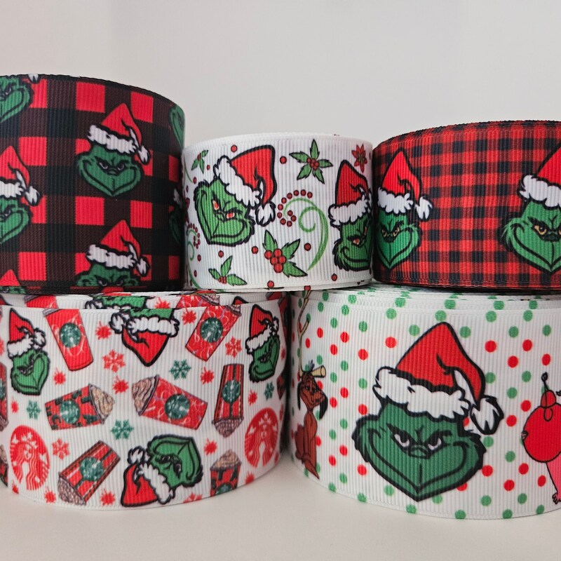 Grinch Ribbon - Etsy