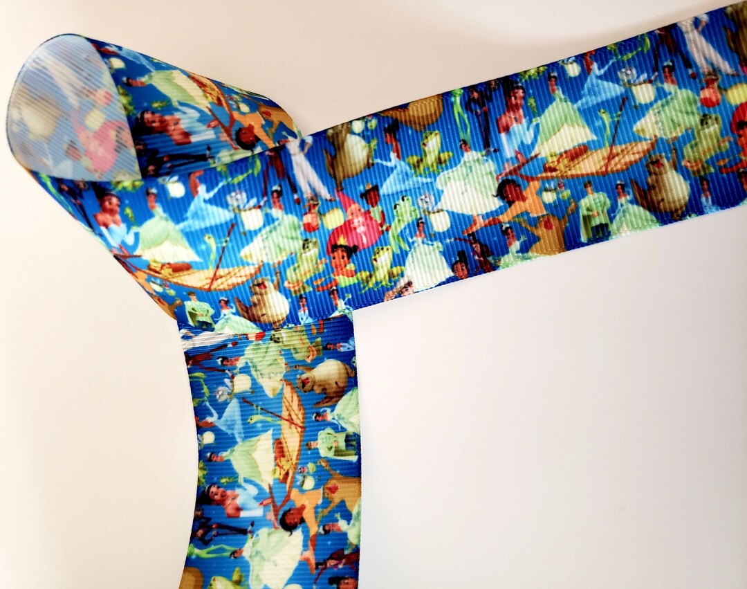 Disney Princess and the Frog Tiana Grosgrain Ribbon 1 - Etsy