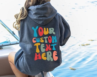 Logo Back Hoodie - Etsy
