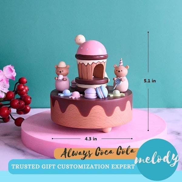 Bear With Music Box - Etsy