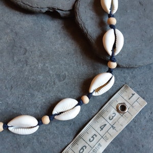 Cowrie Shell Choker Necklace With Large Shells. Surf Jewelry for Men ...