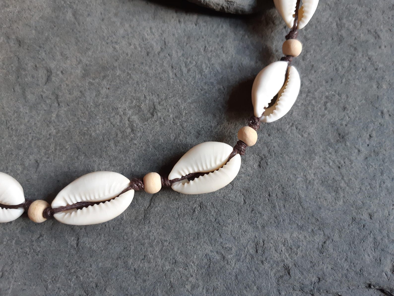 Cowrie Shell Choker Necklace With Large Shells. Surf Jewelry for Men ...