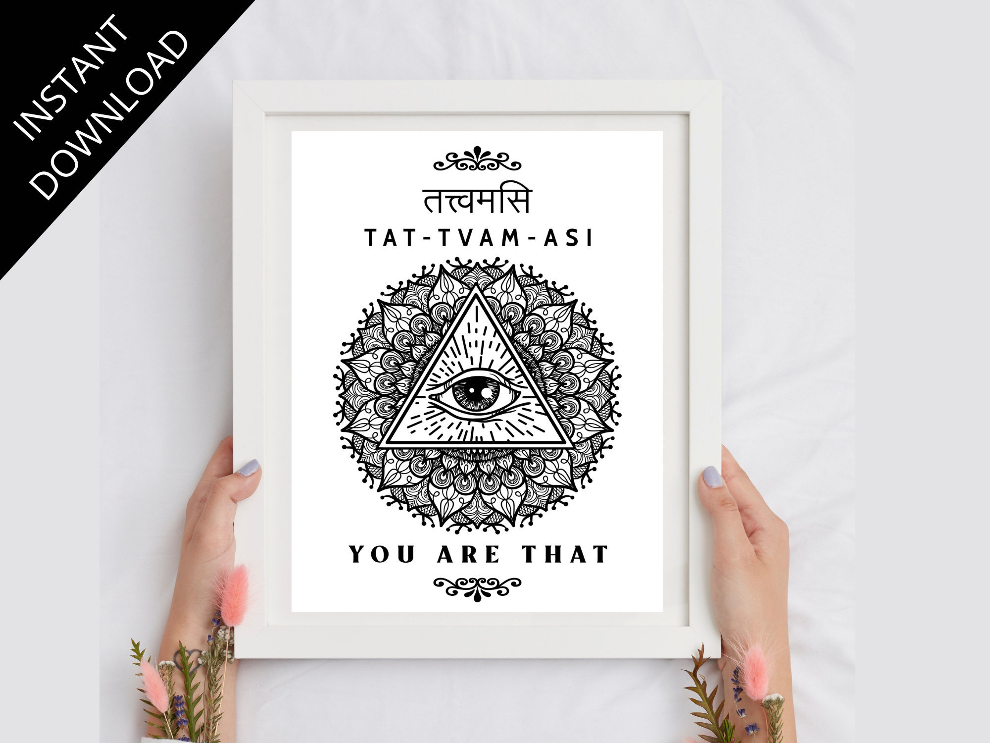 Spiritual Indian Art Tatvamasi, Ramana Maharishi, Indian Decor, Vedic ...