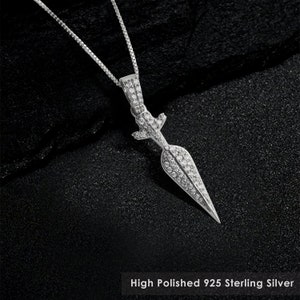 Gungnir Pendant Viking Necklace Odin's Arrow Spear Head Pendant ...