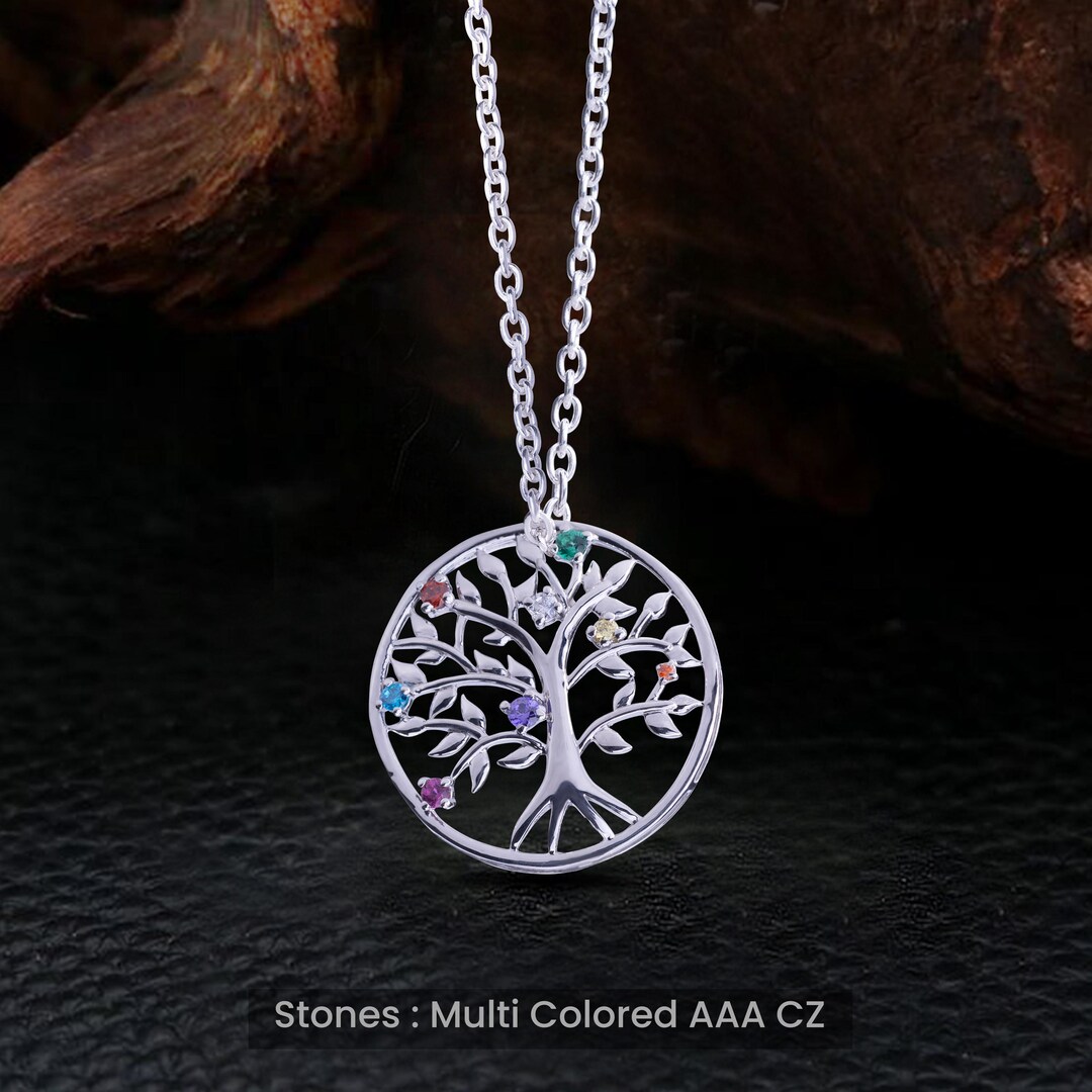 Tree of Life Pendant Necklace for Girls Women, 925 Sterling Silver ...