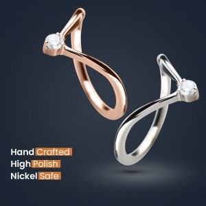 AAA CZ Deep Curved Wedding Band Ring Enhancer Engagement Ring Guard ...