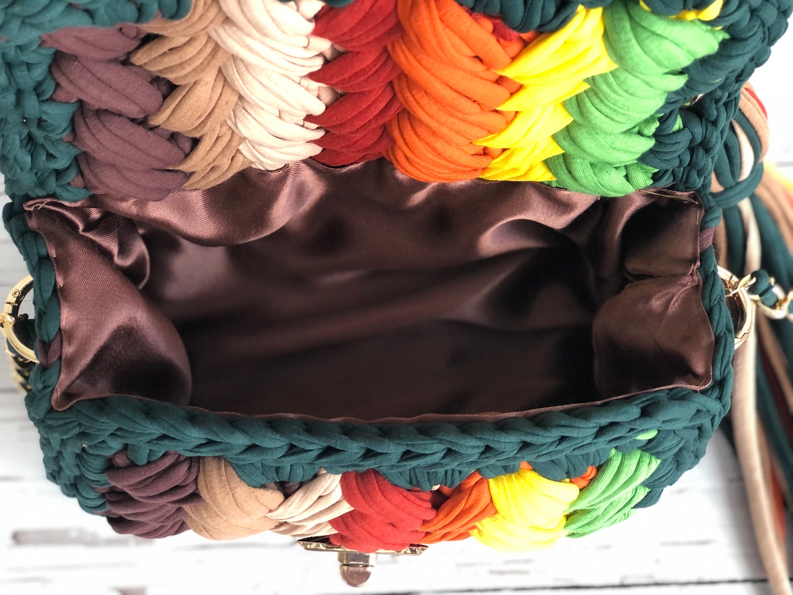 Colorful Crochet Handmade Bag Multi Color Personalized Bag - Etsy