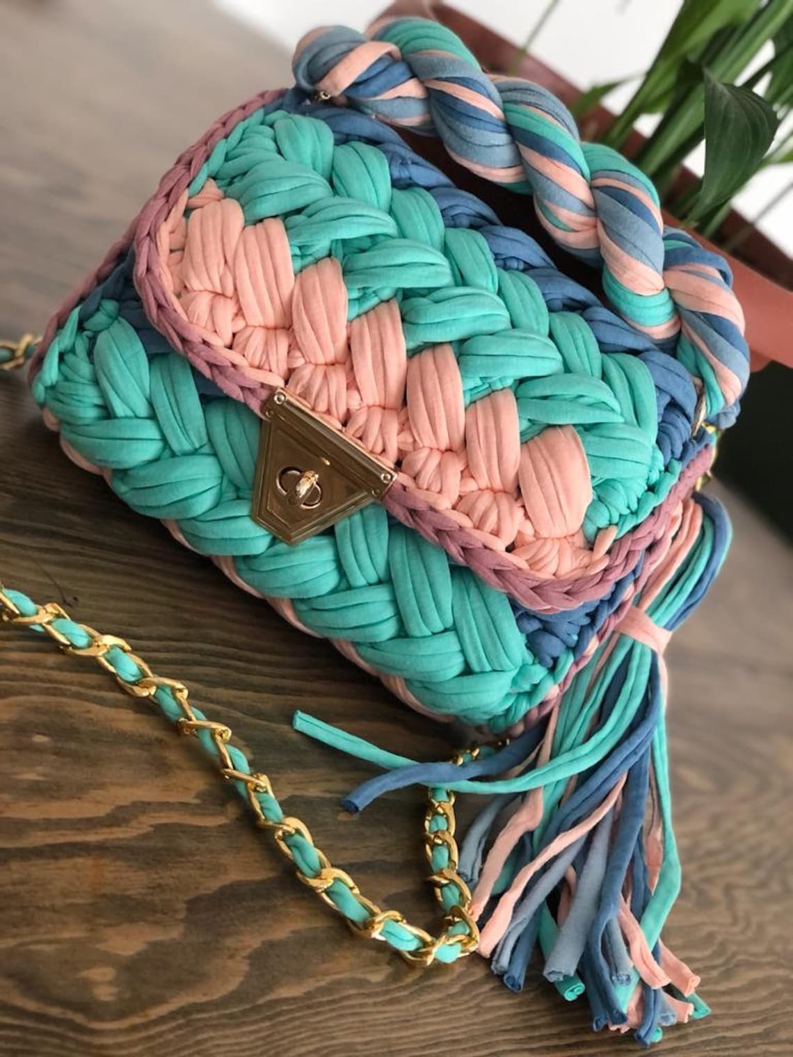 Crochet Colorful Bag - Etsy