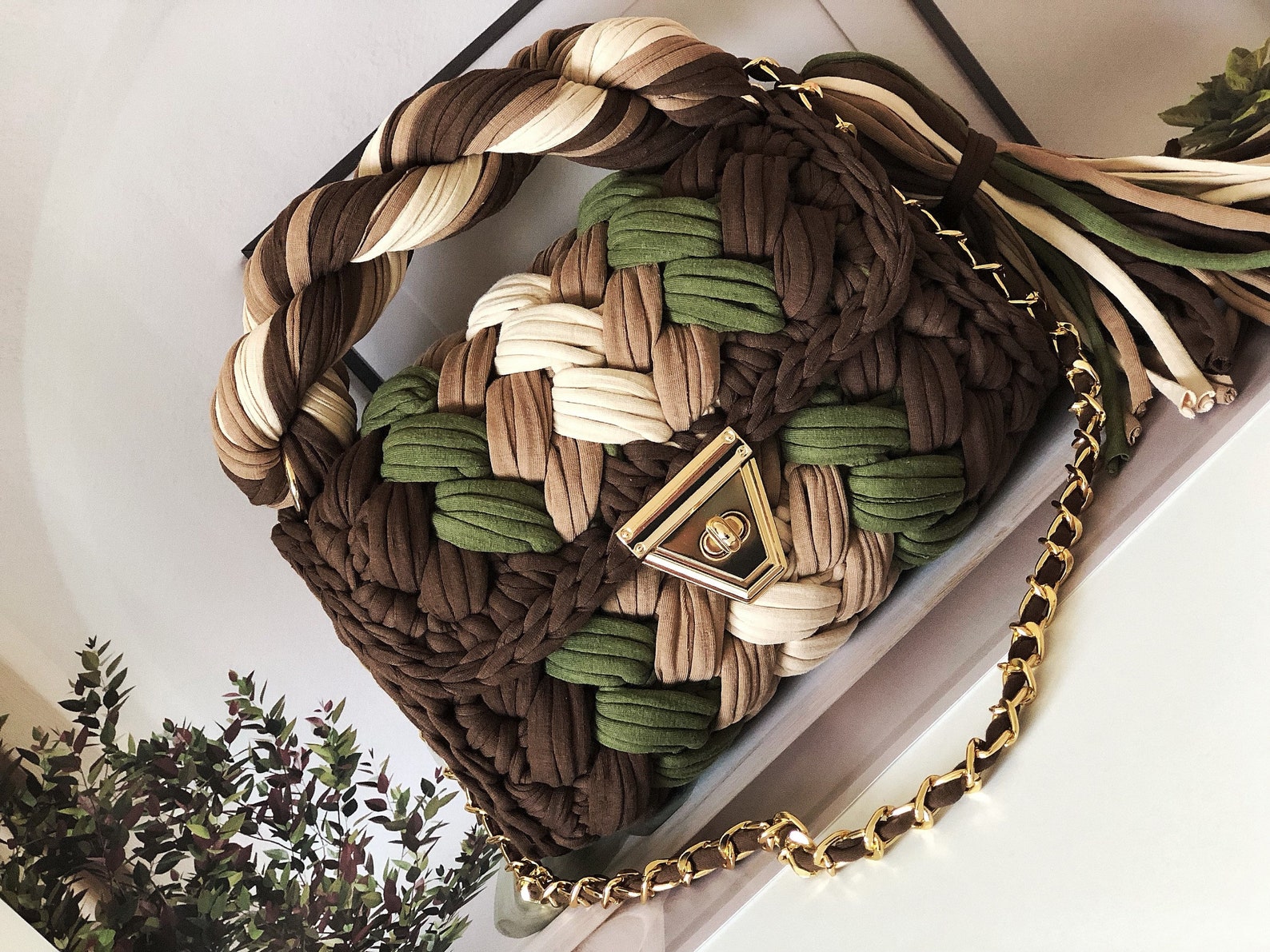 Multi Color Handmade Bag / Crochet Colorful Bag/ Personalized - Etsy