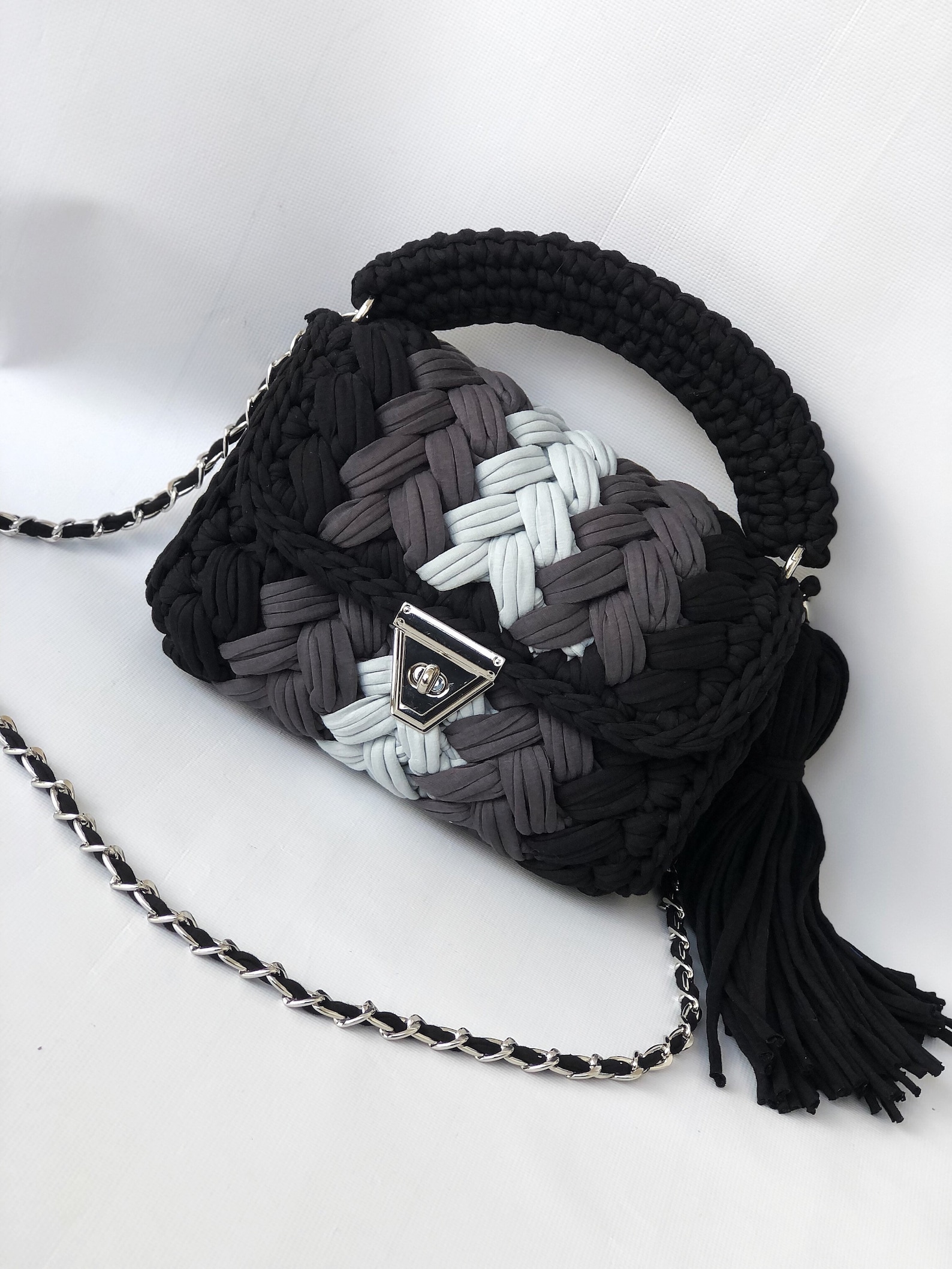 Multi Color Bag/ Colorful Crochet Bag/handmade Personalized - Etsy