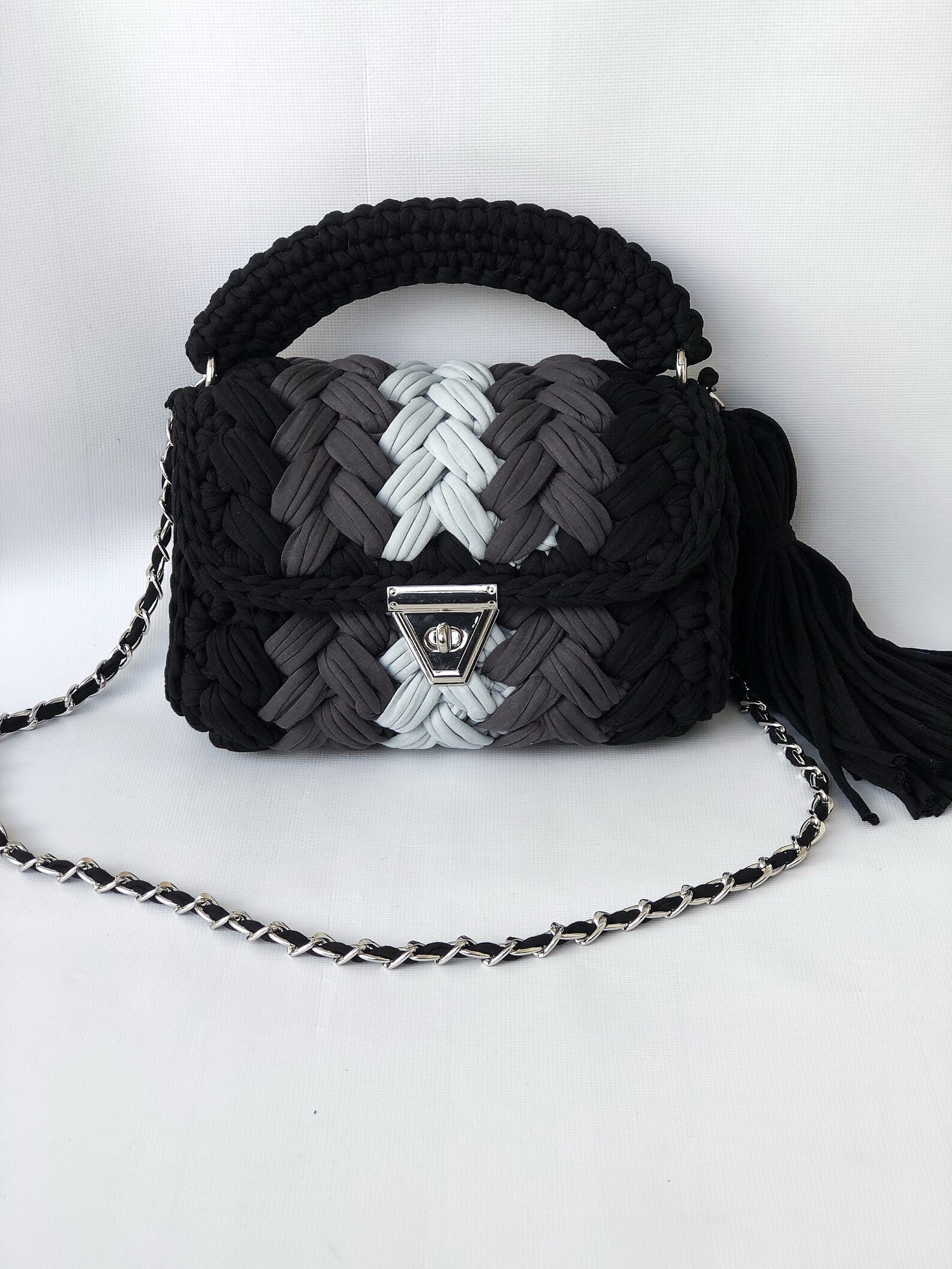 Multi Color Bag/ Colorful Crochet Bag/handmade Personalized - Etsy