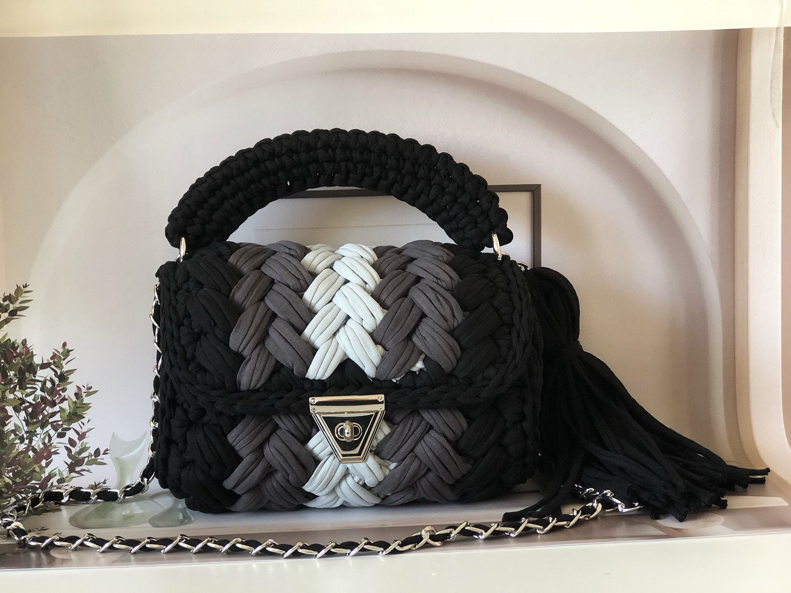 Multi Color Bag/ Colorful Crochet Bag/handmade Personalized - Etsy