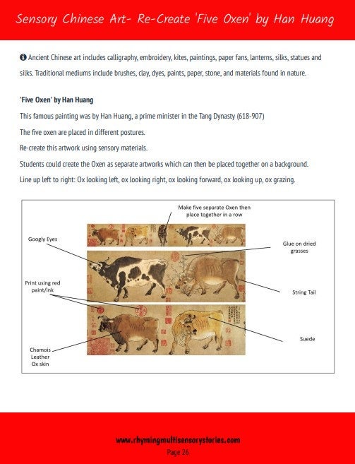 Chinese New Year Sensory Story Teaching Resource Pack With Themed ...