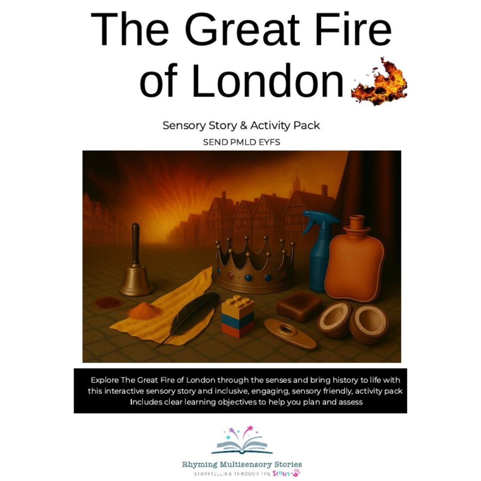 The Great Fire of London Sensory Story and Sensory Rich Activities for ...