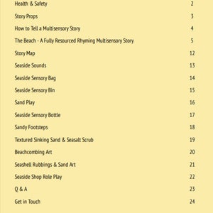 The Beach Sensory Story Teaching Resource Pack With Themed Sensory ...