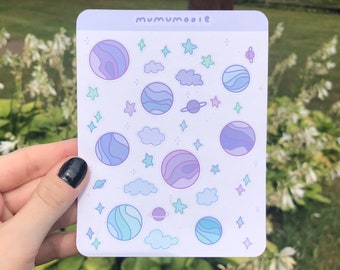 Galaxy Sticker - Etsy