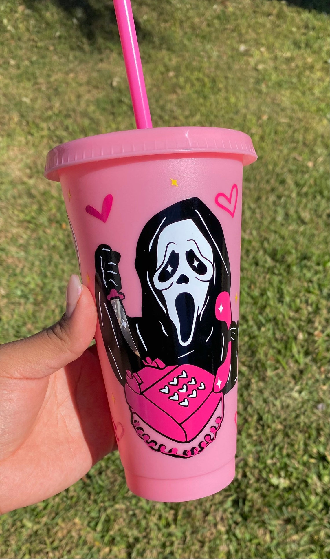 Scream Cup/ Ghost Face Cup/ Halloween Cup/ Scream Tumbler/ | Etsy