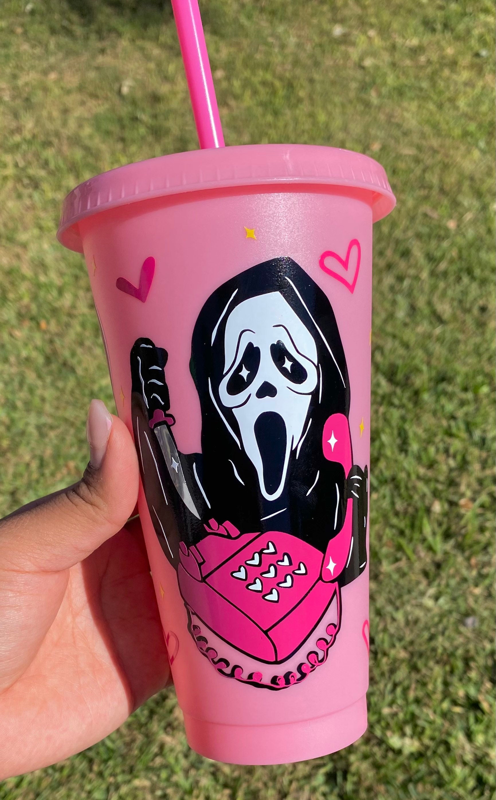 Scream Cup/ Ghost Face Cup/ Halloween Cup/ Scream Tumbler/ | Etsy