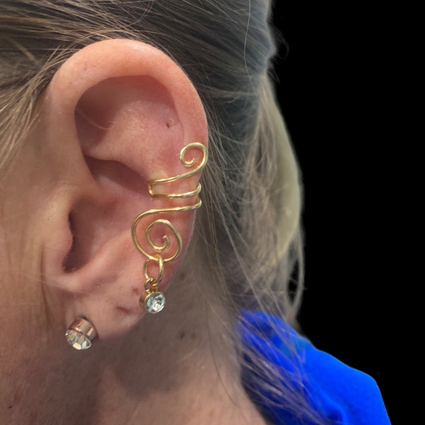 Wire Wrap Ear Cuff - Etsy