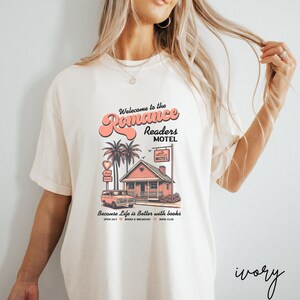 Welcome to the Romance Readers Hotel Shirt, Vintage Book Shirt, Gift ...